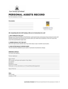 40 Best Asset List Template - RedlineSP