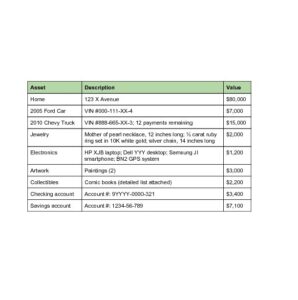 40 Best Asset List Template - RedlineSP