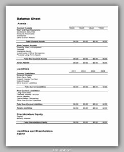 40 Powerful Balance Sheet Example Template - RedlineSP