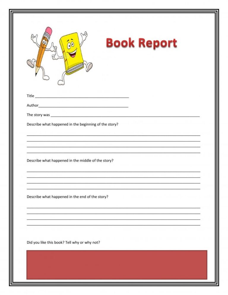28 Free Book Report Example - RedlineSP