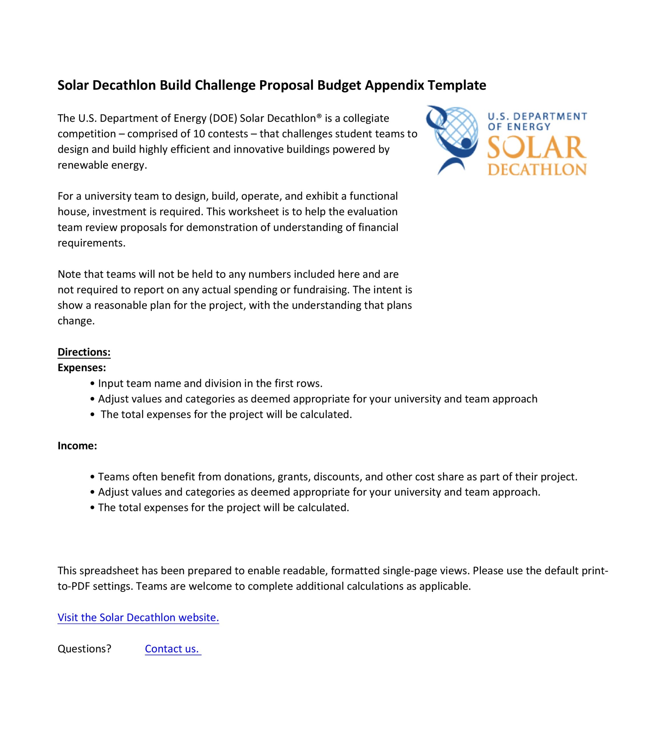 Budget Proposal Template 53 Free Example RedlineSP