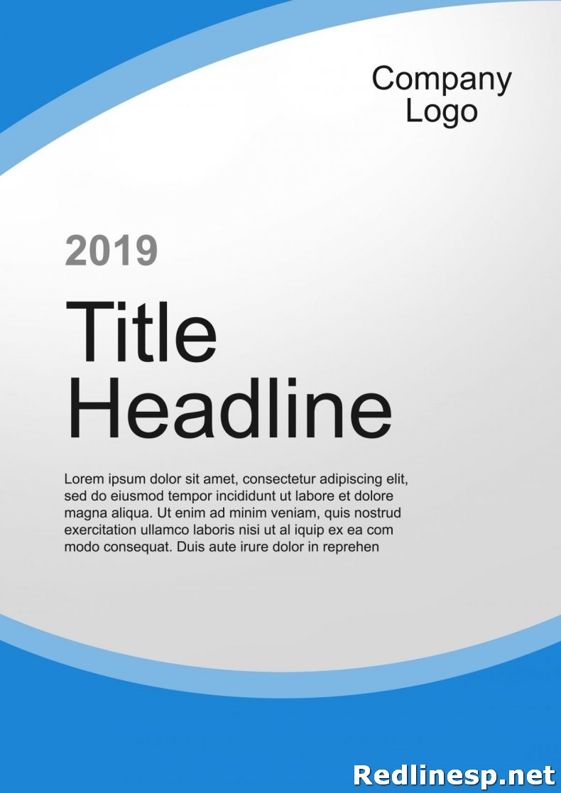 40 Best Cover Page Template RedlineSP