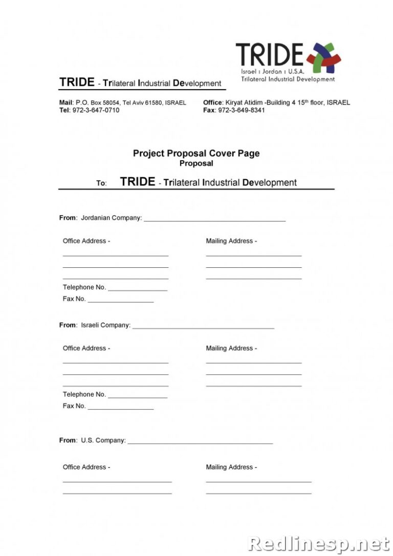 40 Best Cover Page Template - RedlineSP