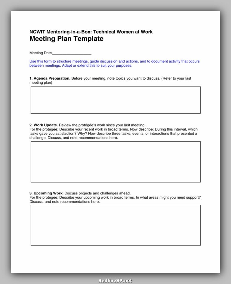 50 Free Goal Setting Template (Excel Word & Pdf) - RedlineSP