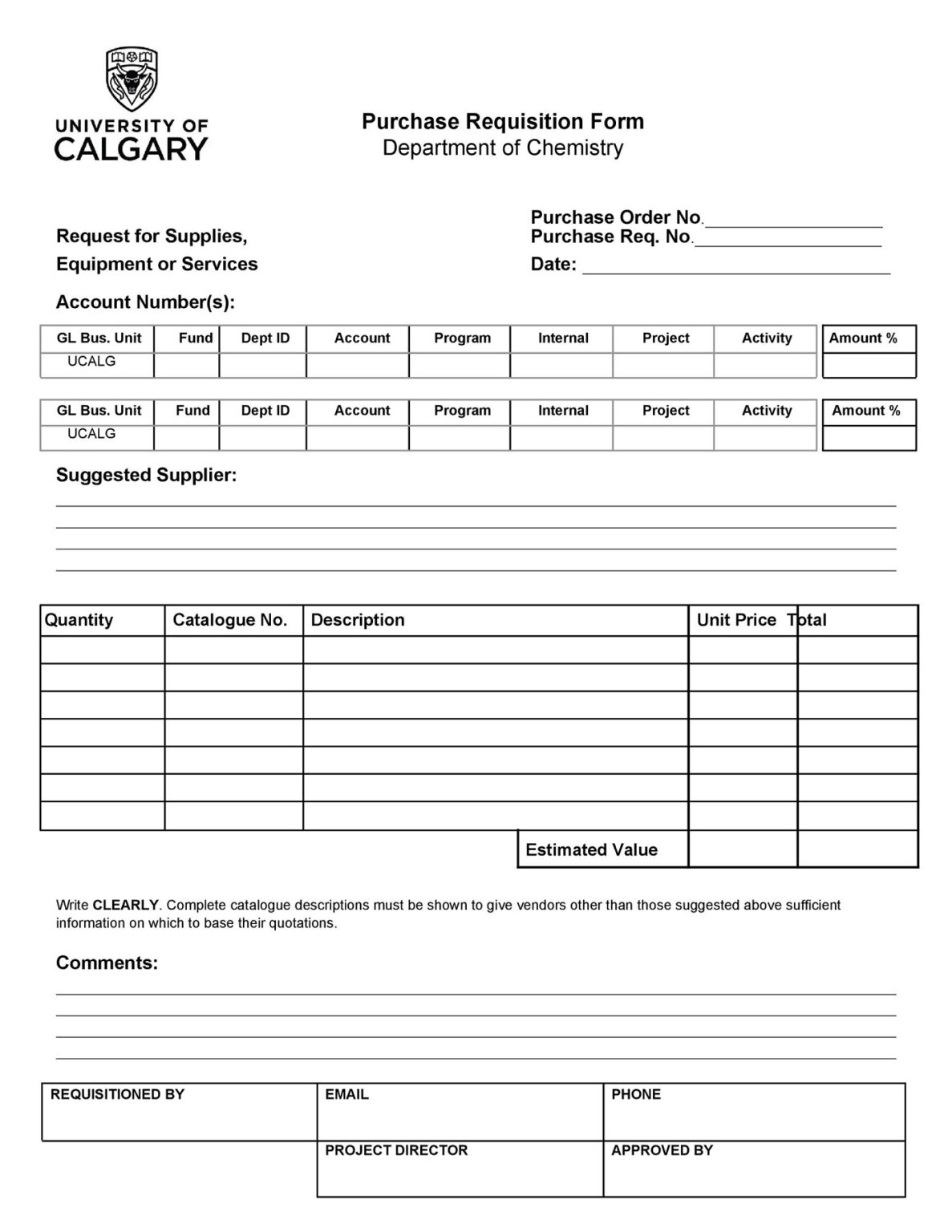55 Powerful Requisition Form Template - RedlineSP
