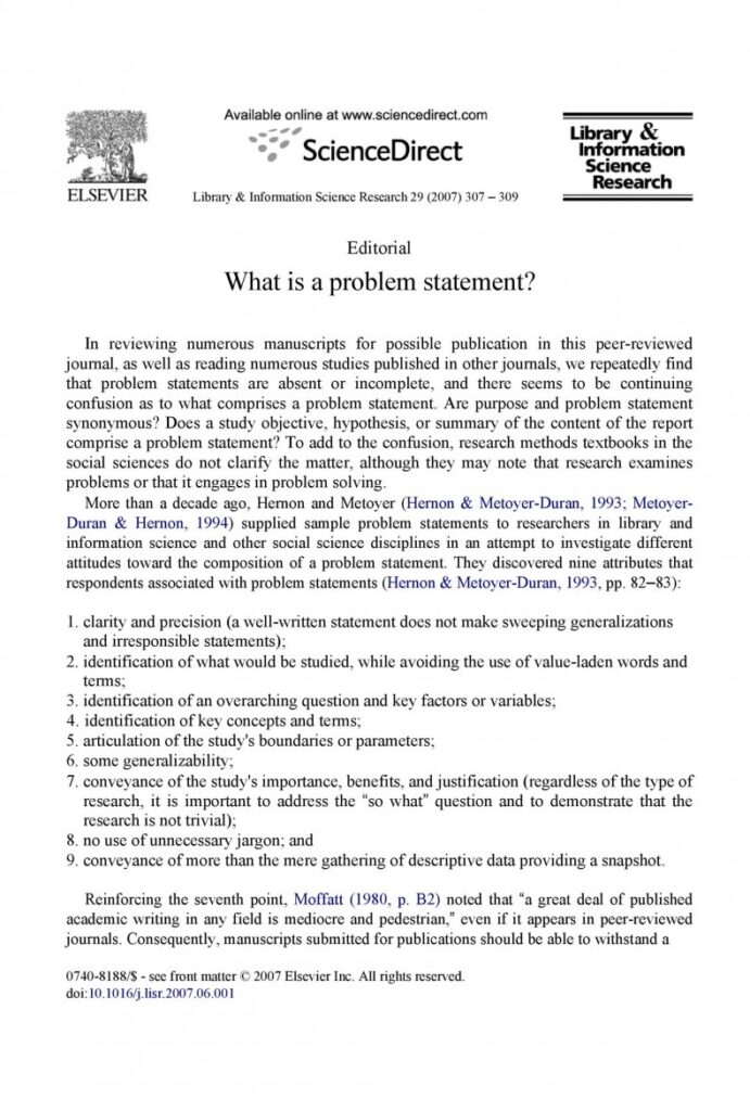 40 Powerful Problem Statement Template - RedlineSP