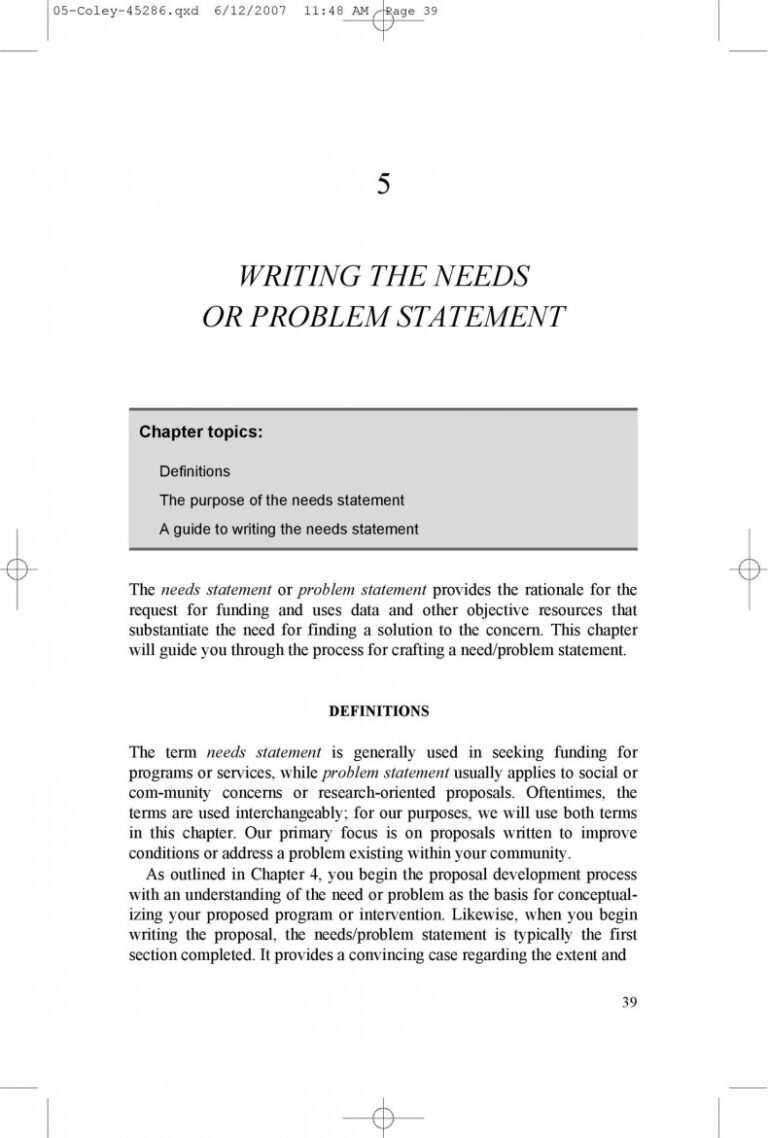 40 Powerful Problem Statement Template - RedlineSP