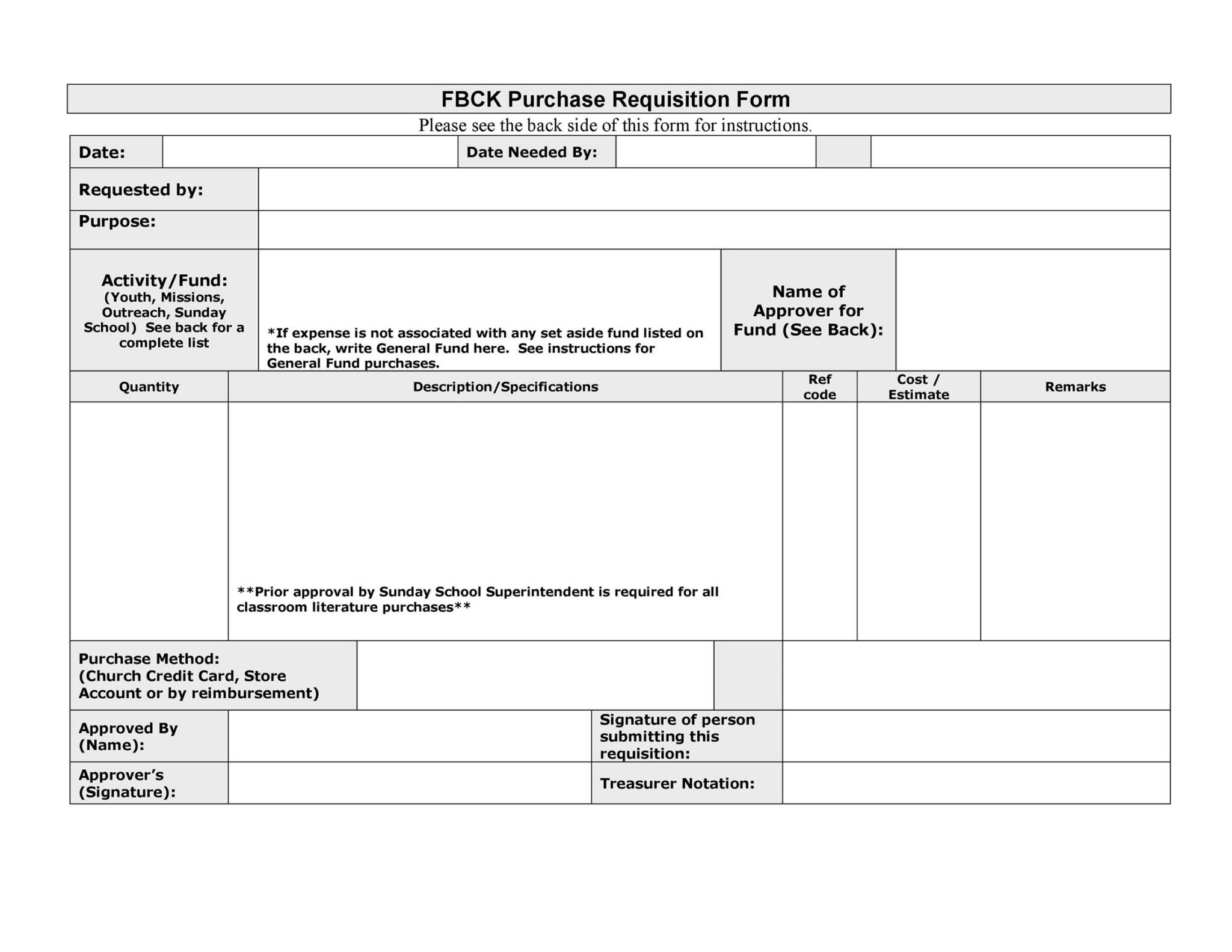 55 Powerful Requisition Form Template - RedlineSP