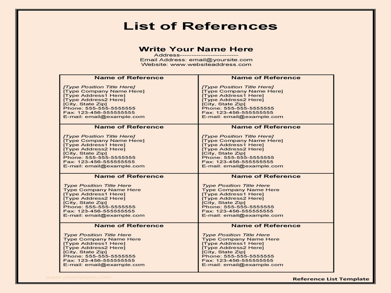 30 Free Reference Page (APA & MLA Format) - RedlineSP