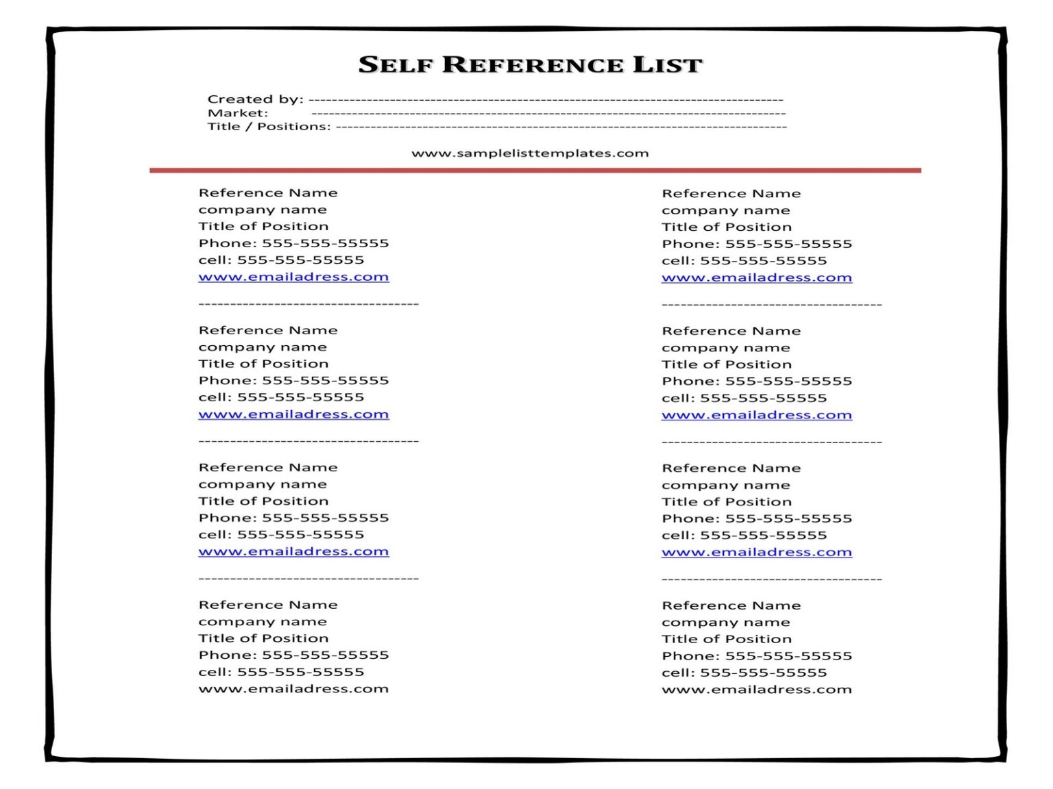 30 Free Reference Page (APA & MLA Format) - RedlineSP