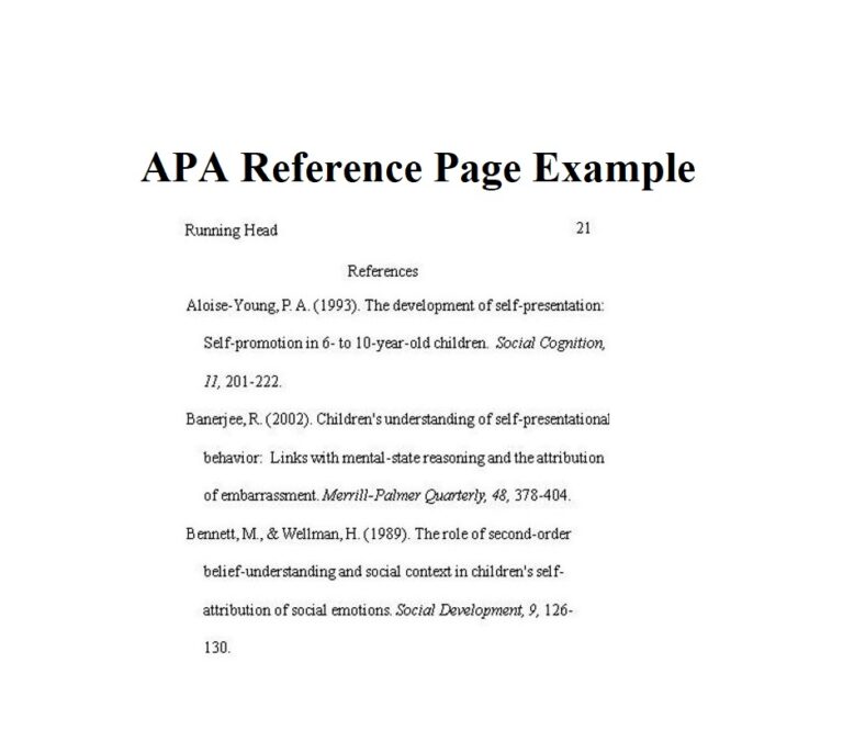 30 Free Reference Page (APA & MLA Format) - RedlineSP