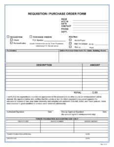 55 Powerful Requisition Form Template - RedlineSP