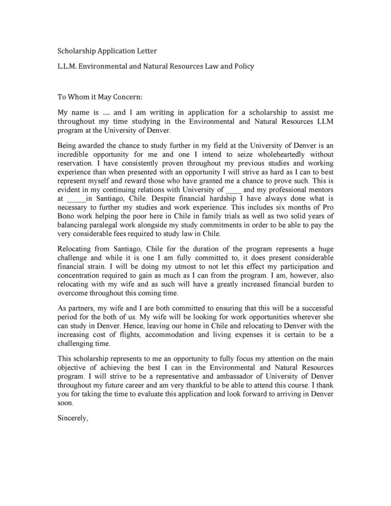 53 Best Scholarship Application Template - RedlineSP