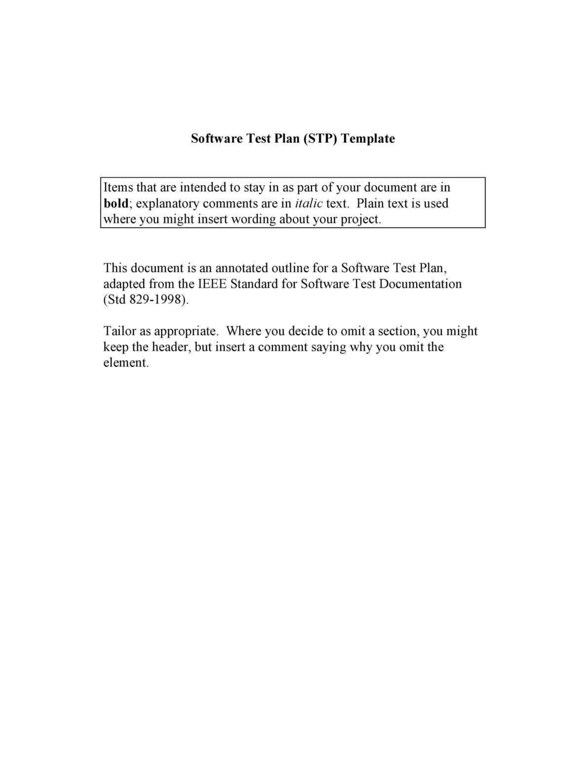 Test Plan 40+ Best Example And Template - RedlineSP