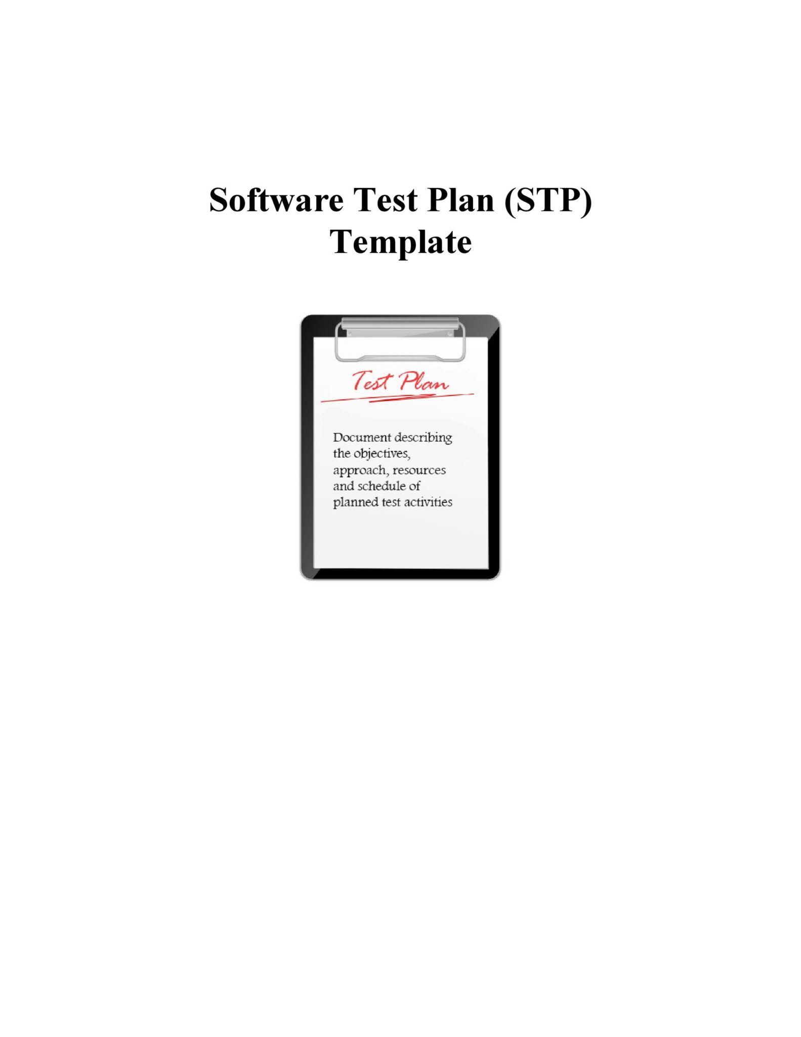 Test Plan 40+ Best Example And Template - RedlineSP