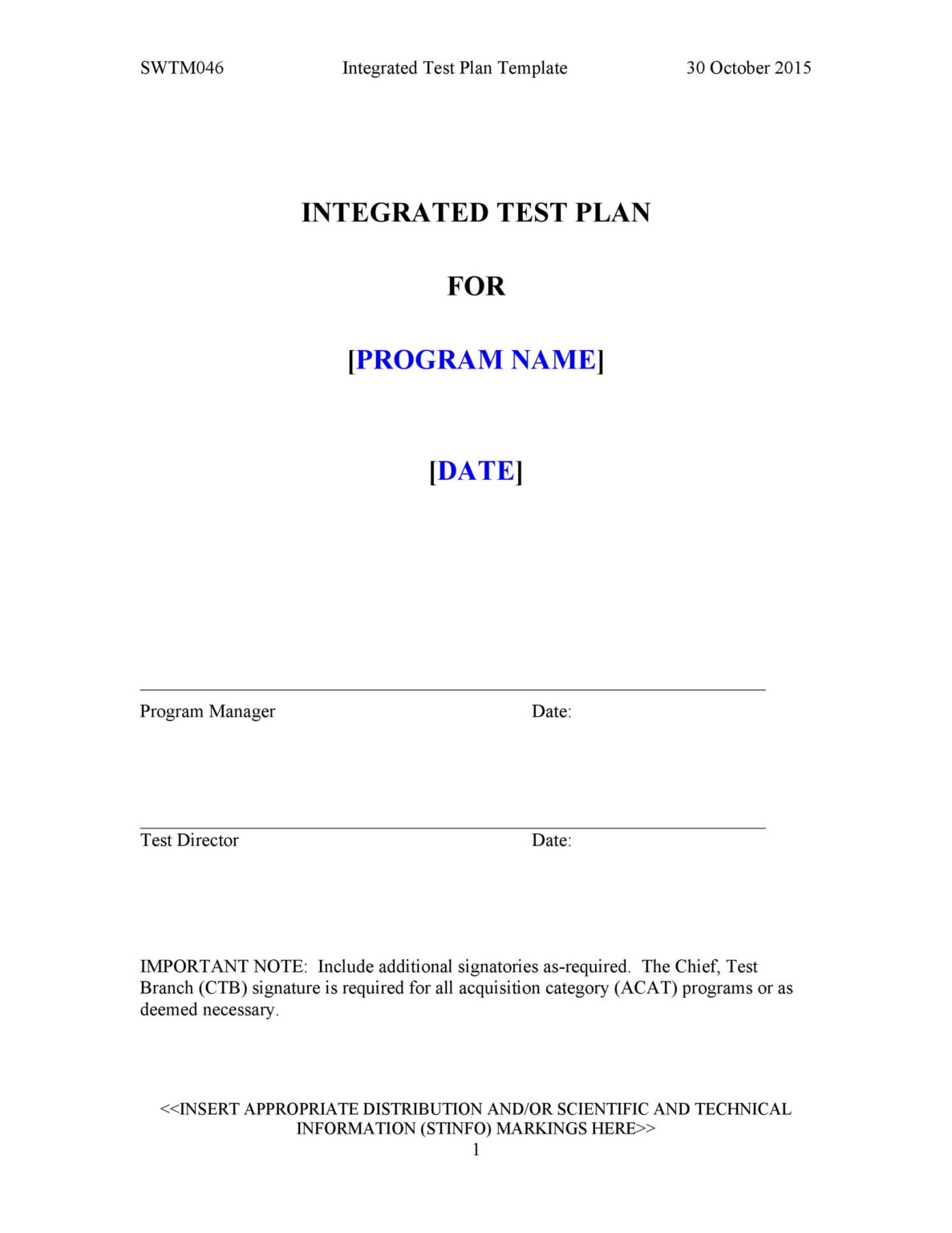 Test Plan 40+ Best Example And Template - RedlineSP