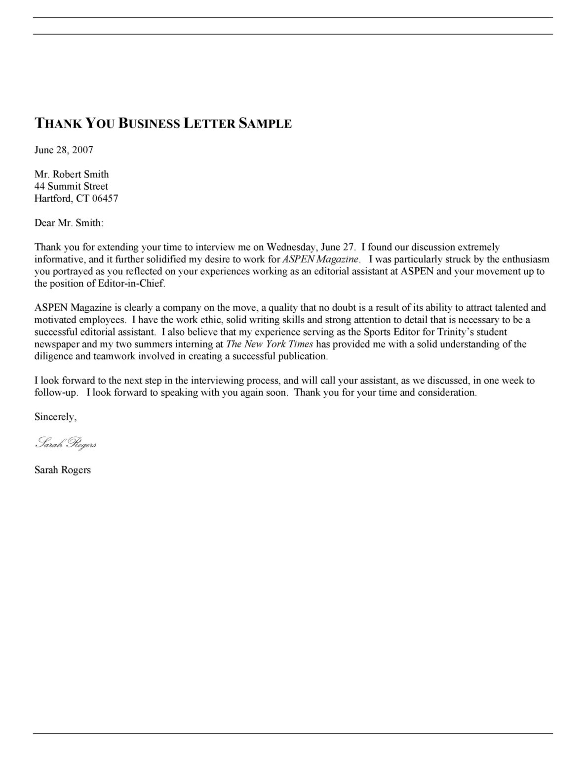 Thank You Letter Template 50+ Free Example - RedlineSP