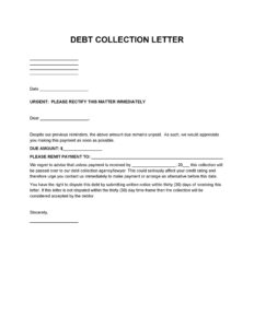 50 Amazing Collection letter Example - RedlineSP