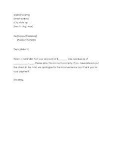 50 Amazing Collection letter Example - RedlineSP