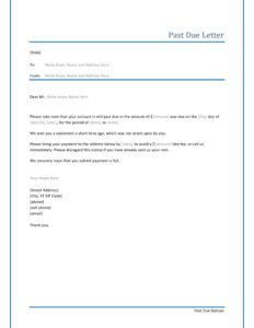 50 Amazing Collection letter Example - RedlineSP