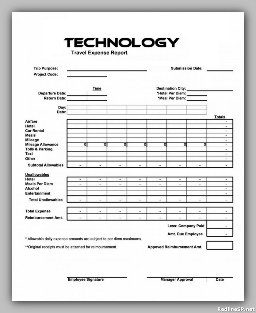 The 7 Best Expense Report Templates For Microsoft Excel Riset