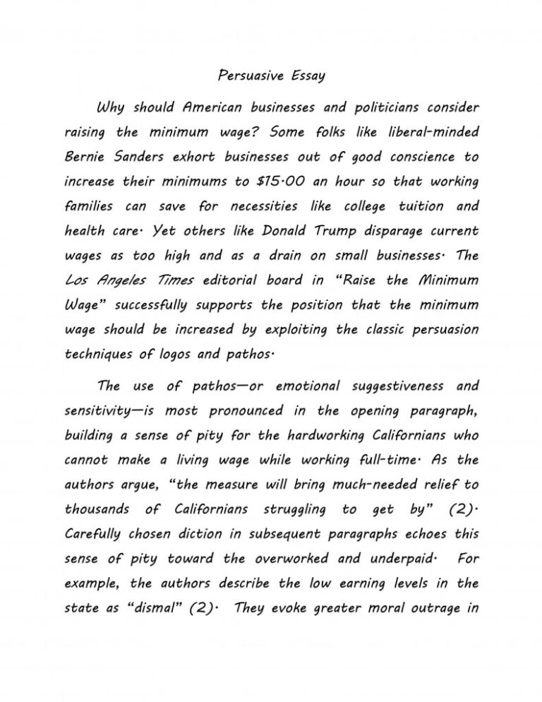 48 Amazing Persuasive Essay Examples - RedlineSP