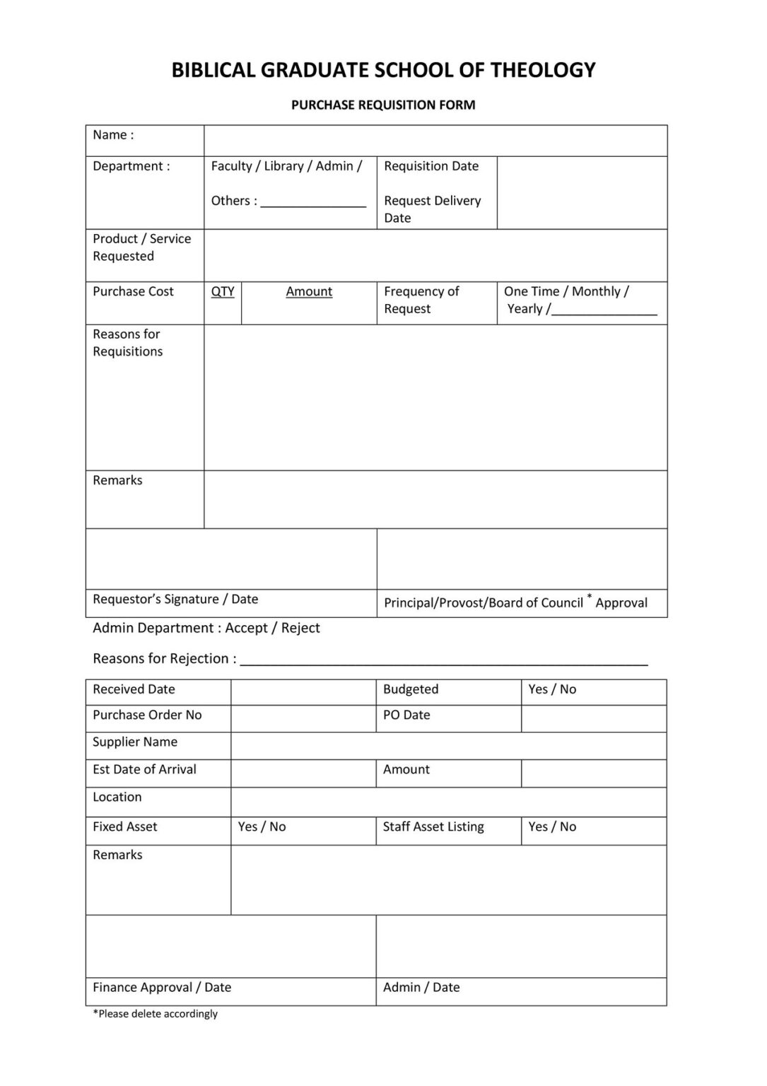 55 Powerful Requisition Form Template - RedlineSP