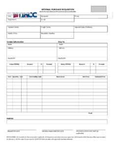 55 Requisition Form Template | RedlineSP