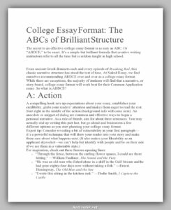 24 Greatest College Essay Examples - RedlineSP