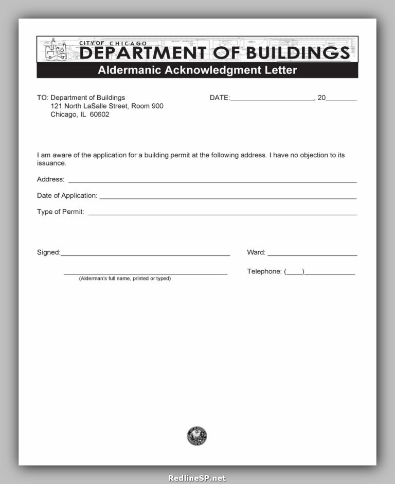 30 Free Sample Acknowledgement Letter - RedlineSP