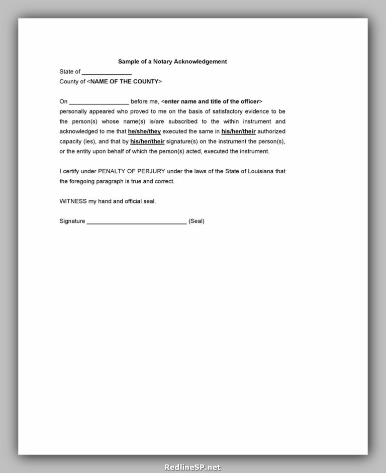 30 Free Sample Acknowledgement Letter - RedlineSP