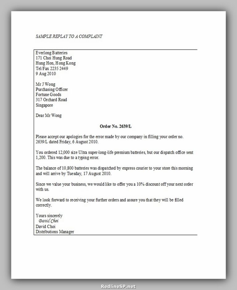 50 Powerful Apology Letter Sample - RedlineSP