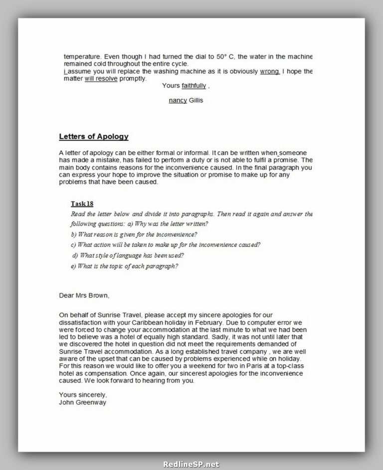 50 Powerful Apology Letter Sample - RedlineSP