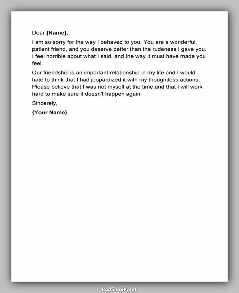 50 Powerful Apology Letter Sample - RedlineSP
