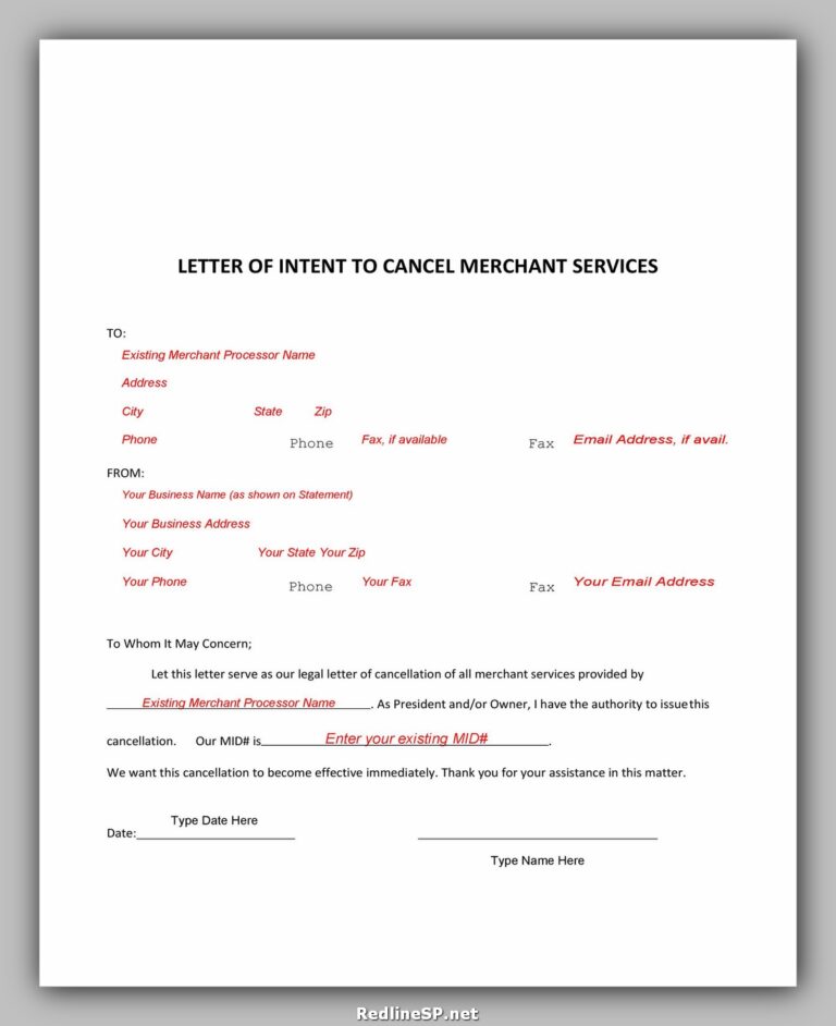 47 Powerful Cancellation Letter Sample - RedlineSP