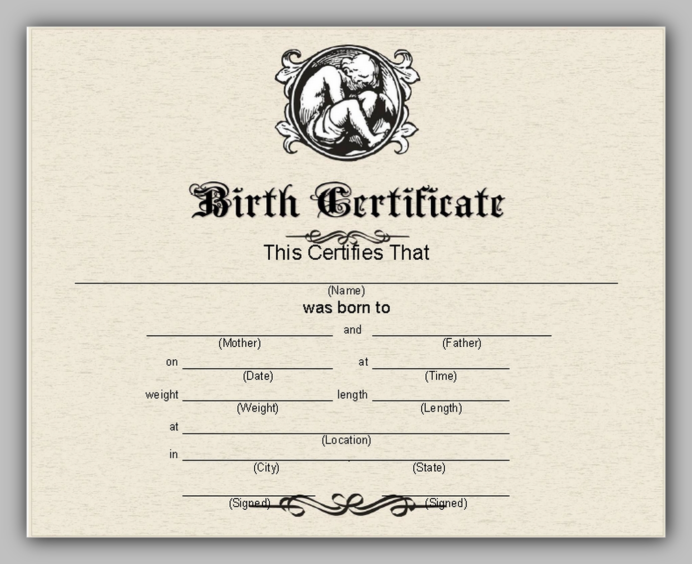 10+ Free birth certificate template - RedlineSP 10+ Free birth certificate template - RedlineSP