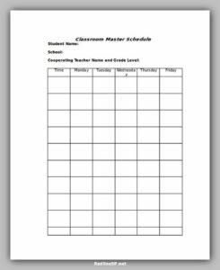 14 Amazing Master Schedule Template - RedlineSP