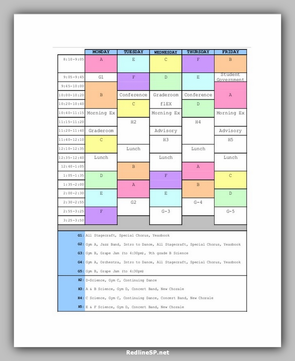 14 Amazing Master Schedule Template - RedlineSP