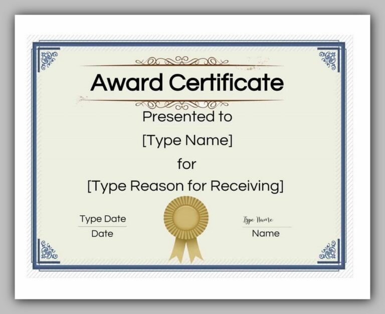 15 Certificate Templates Free Download - RedlineSP