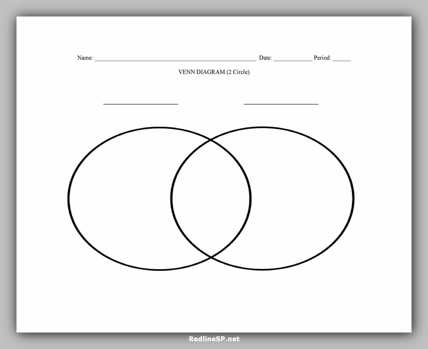 43 Useful Venn Diagram Template - RedlineSP