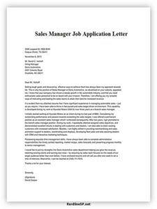 16+ Best Job Application Letter (Sample & Template) - RedlineSP
